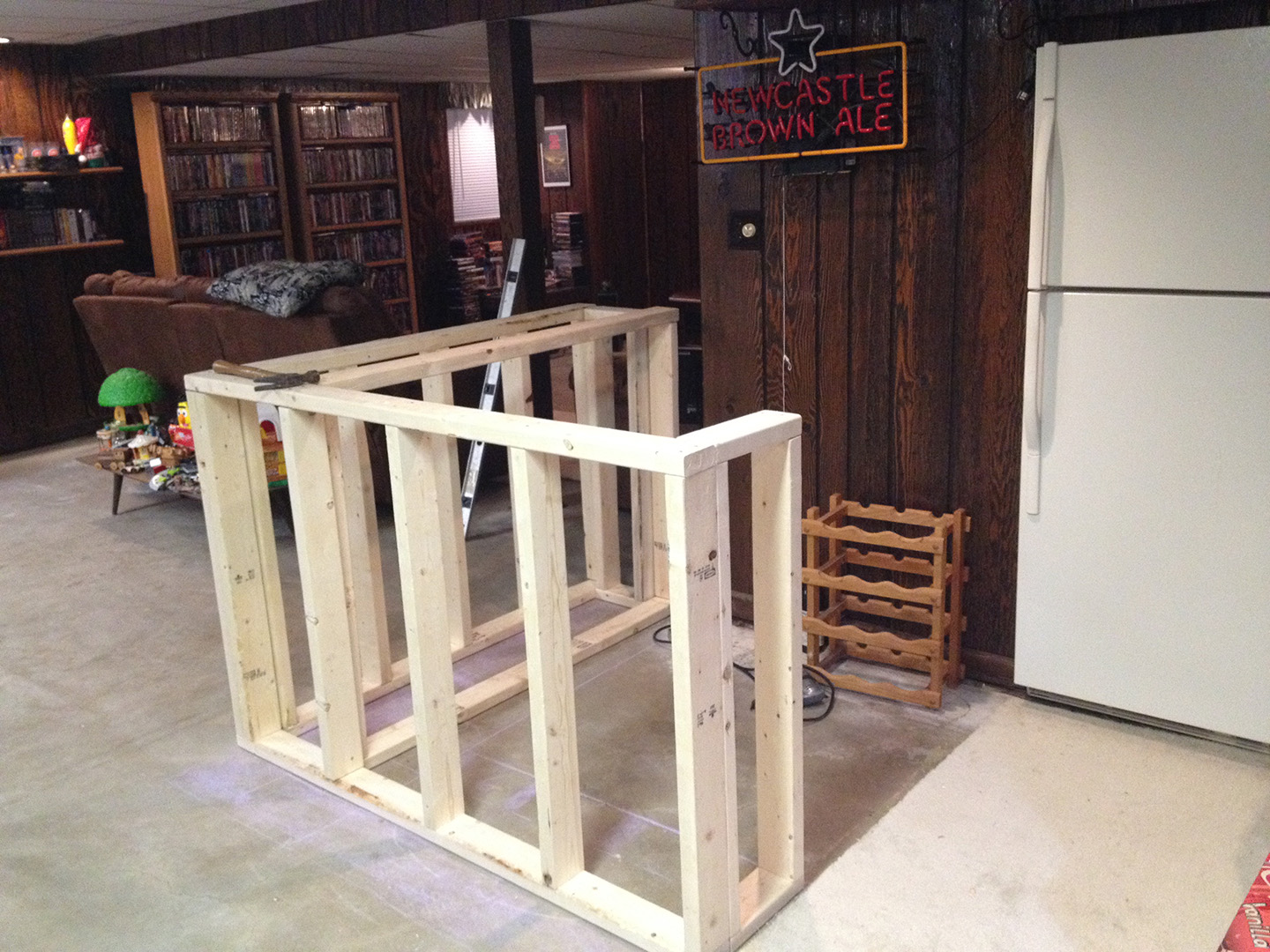 DIY – How To Build Your Own Oak Home Bar ~ John Everson