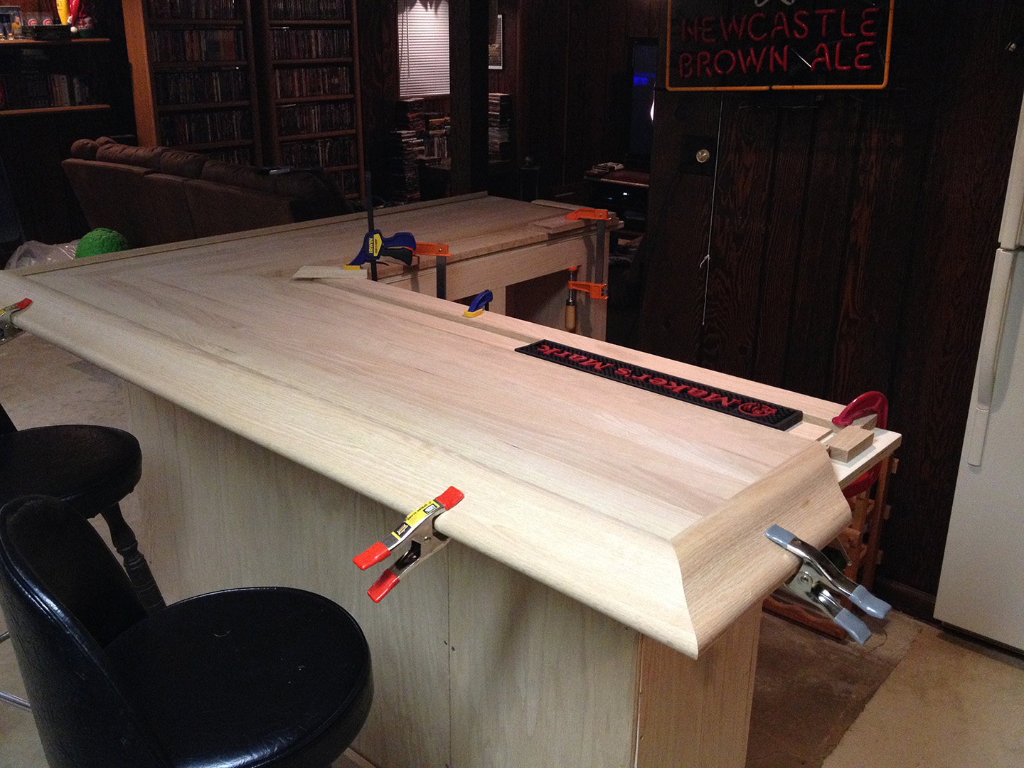 DIY – How To Build Your Own Oak Home Bar ~ John Everson