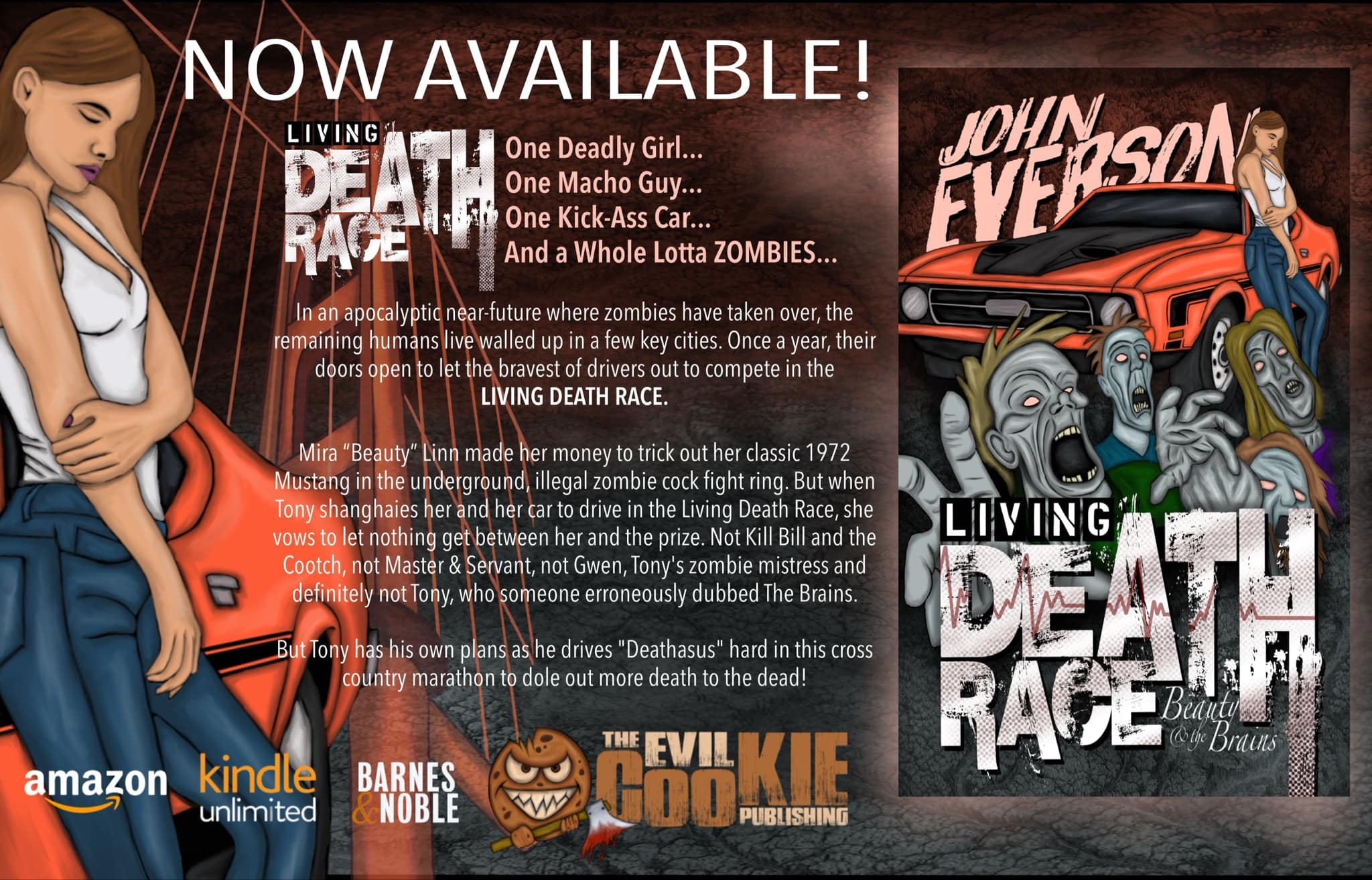 Are you ready for the LIVING DEATH RACE? ~ John Everson ~ Dark Arts